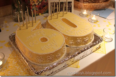 Made By K: How To Construct a “Sixty” Cake